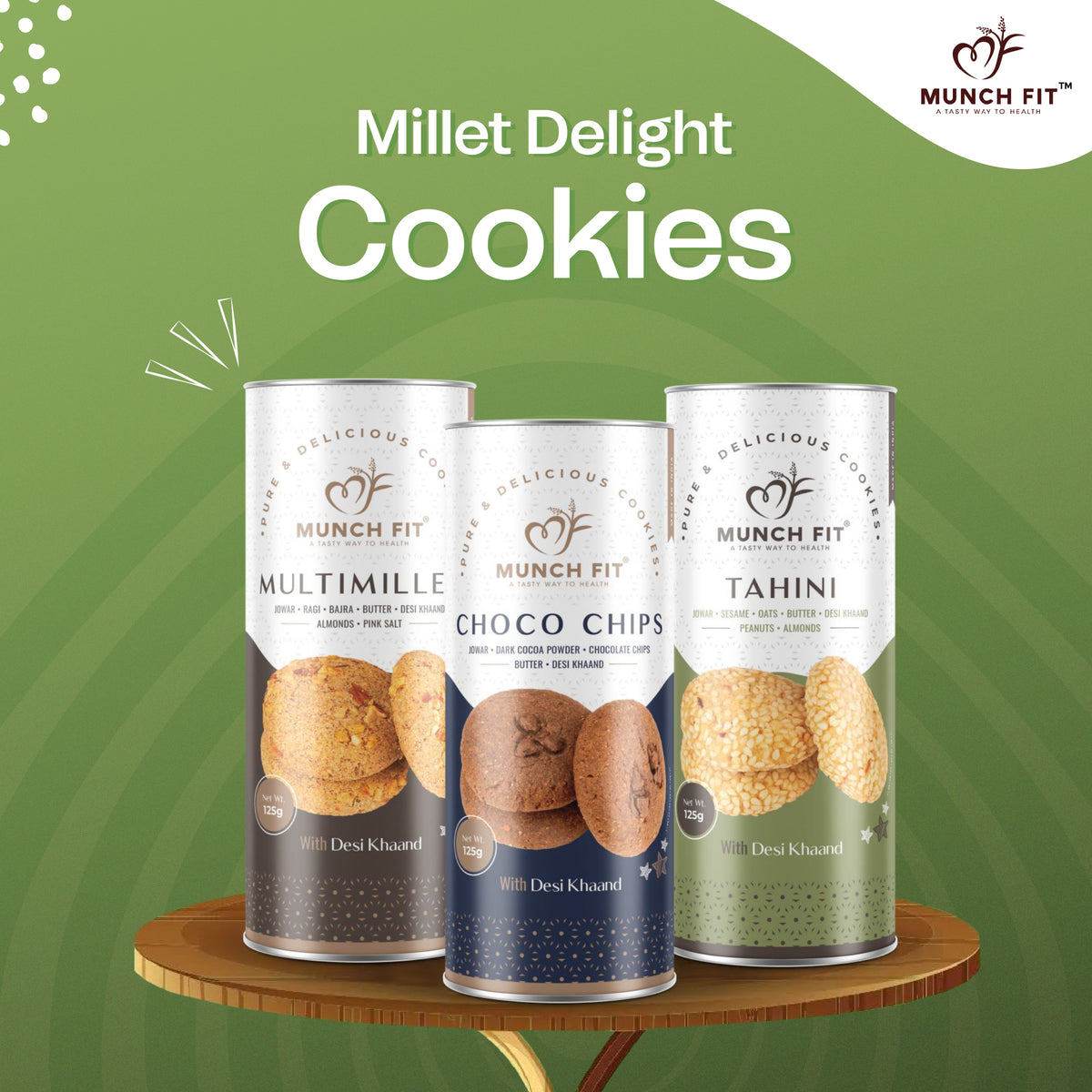 Millets Delight Cookies – Munch Fit